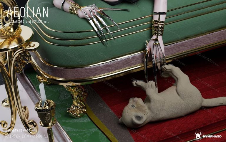 NYMPHA 3D 鬼刀 风玲 - 3DJianMo