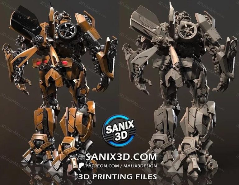 Sanix3d 变形金刚 大黄蜂 - 3DJianMo
