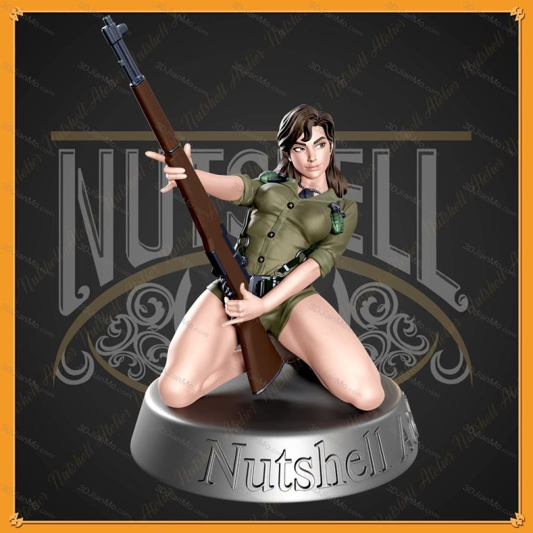 Nutshell Atelier 二战女兵-3DJianMo