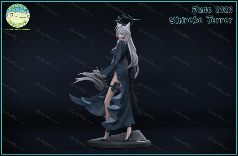 Pikitty 碧蓝档案 砂狼白子 - 3DJianMo