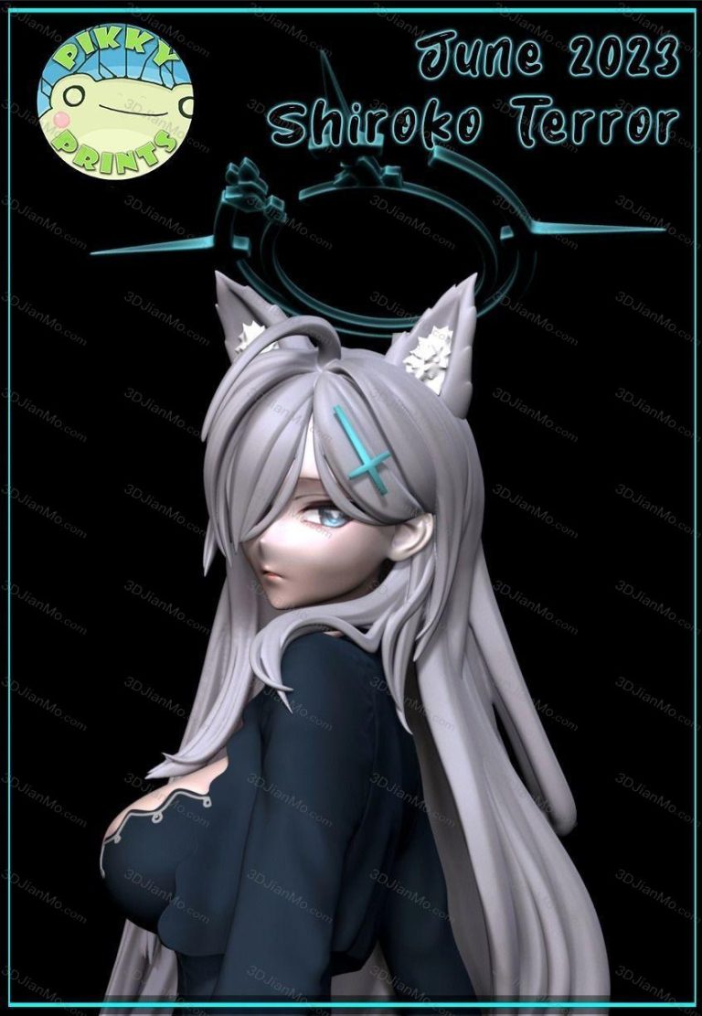 Pikitty 碧蓝档案 砂狼白子 - 3DJianMo