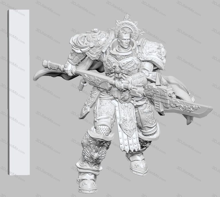 3DArtGuy The Chosen Attack Pose - 3DJianMo