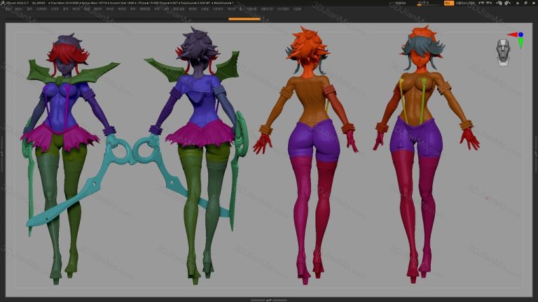 Rubim 斩服少女 缠流子 - 3DJianMo