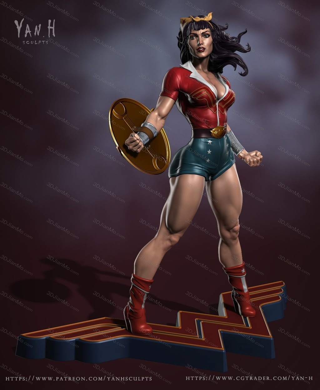 Yan H DC漫画 神奇女侠 - 3DJianMo