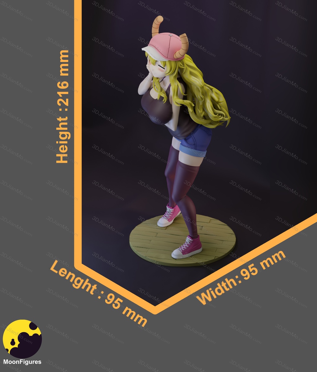 Moon Figures 小林家的龙女仆 托尔 - 3DJianMo