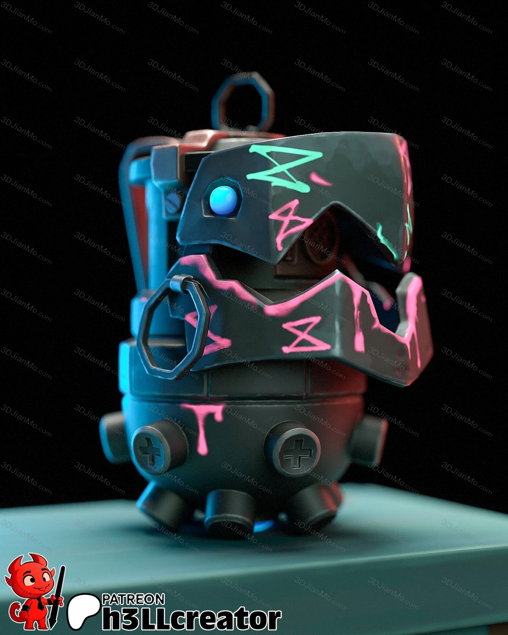 H3LL 英雄联盟 皮城女警凯特琳 - 3DJianMo